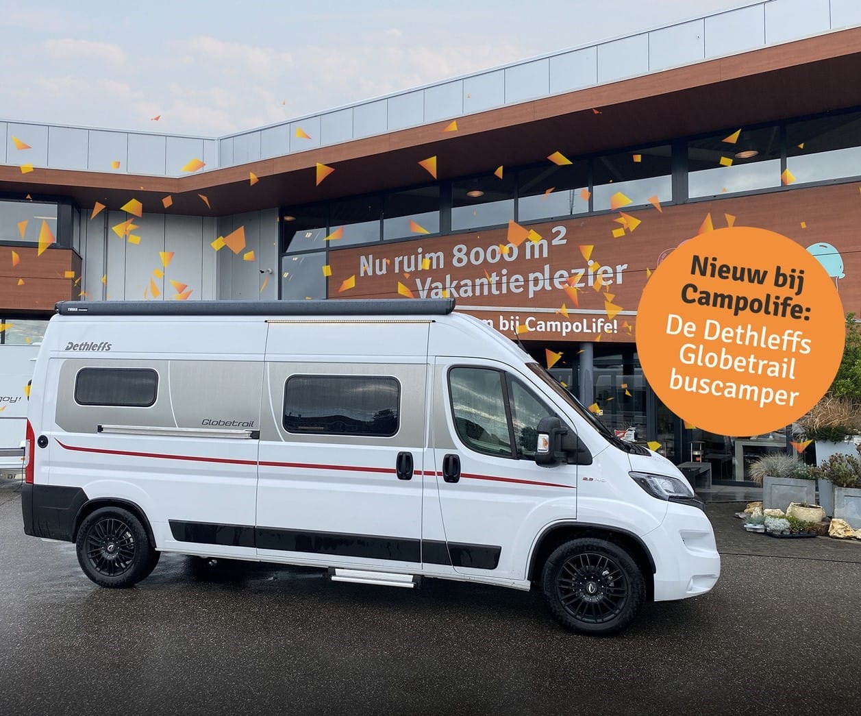 IN DE SHOWROOM BIJ CAMPOLIFE: DETHLEFFS EERSTE EIGEN BUSCAMPER - DE ...
